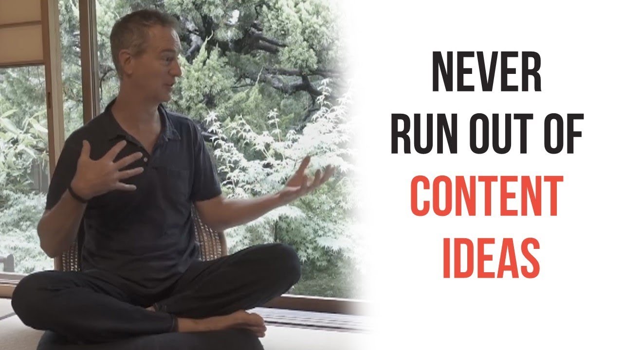 How To Never Run Out Of Content Ideas - Jeff Walker